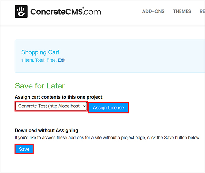 Concrete CMS website accessibility widget installation