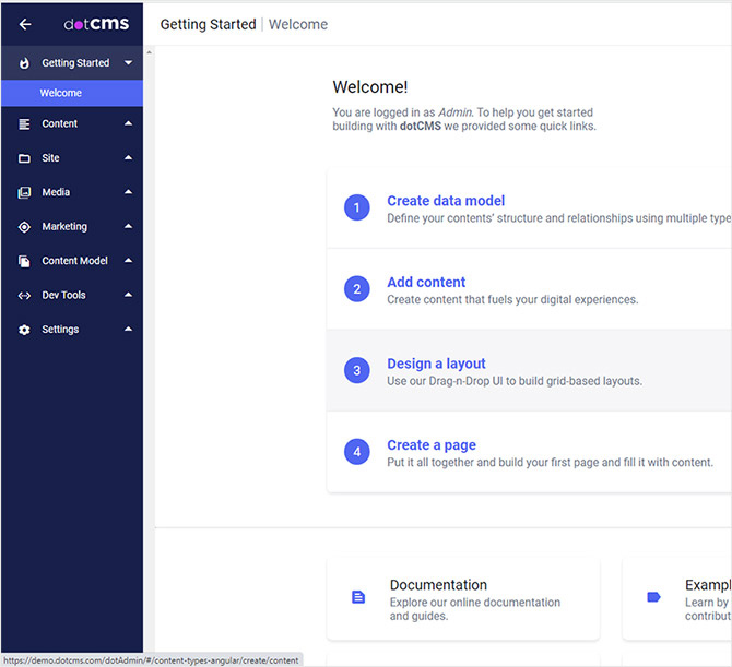 Dot CMS web accessibility widget installation - All In One Accessibility
