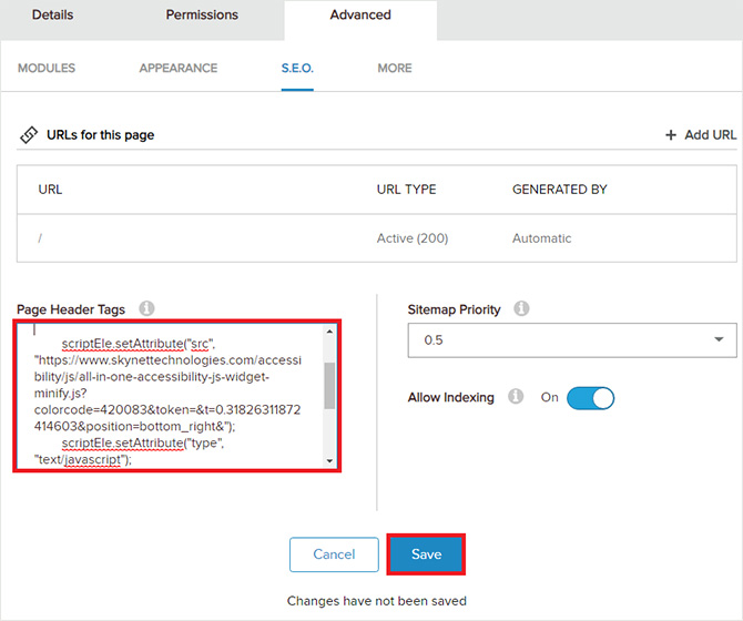 DotNetNuke web accessibility widget installation - All In One Accessibility