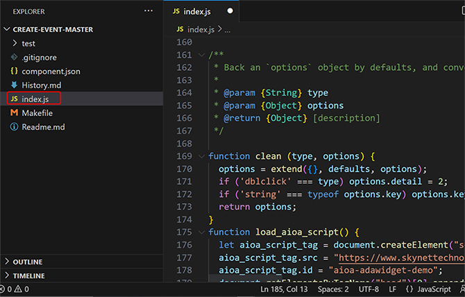 EventCreate website accessibility widget installation