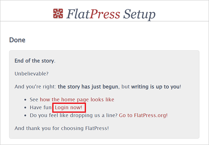 FlatPress web accessibility widget installation Guide