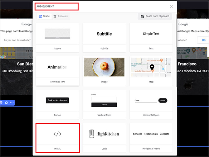 Flexbe web accessibility widget installation - All In One Accessibility