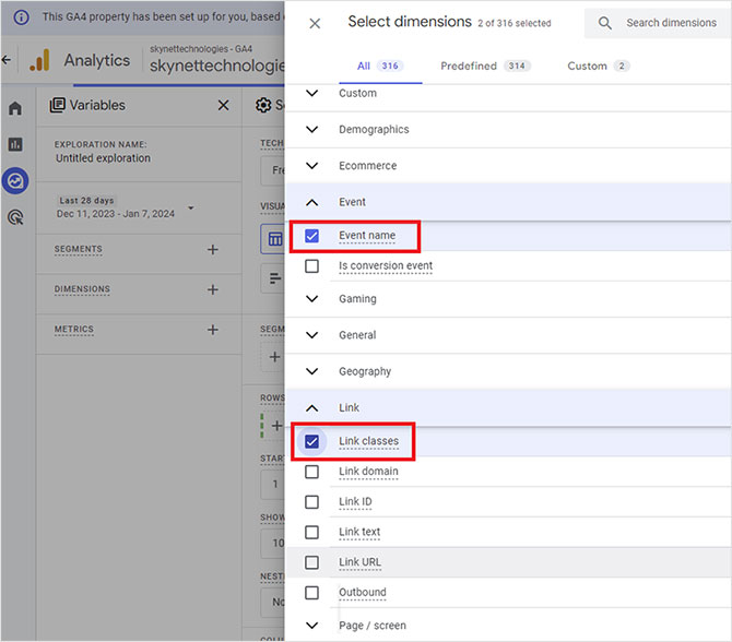All in One Accessibility Dashboard in Google Analytics 4