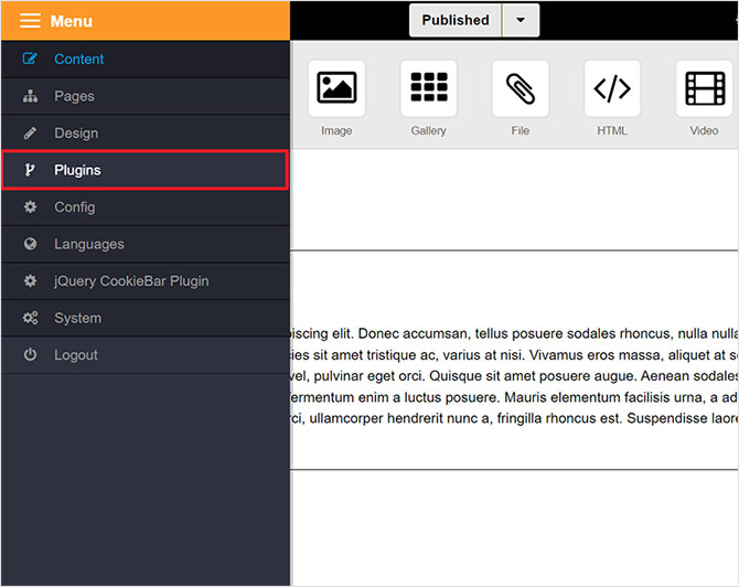ImpressPages website accessibility widget installation