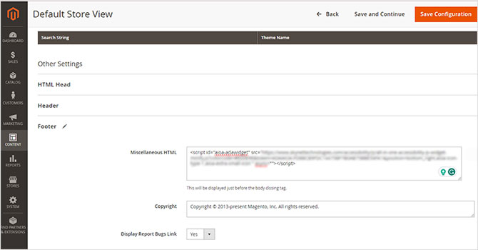 Magento Multi Store Accessibility – All in One Accessibility