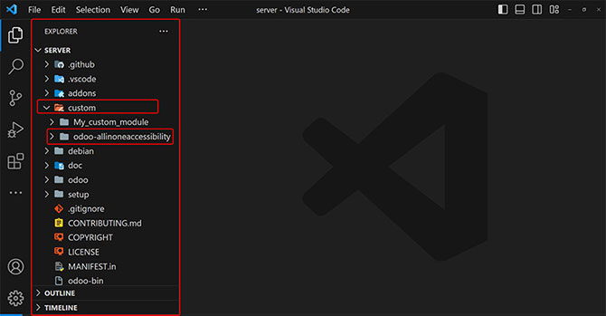 Odoo web accessibility widget installation - All In One Accessibility