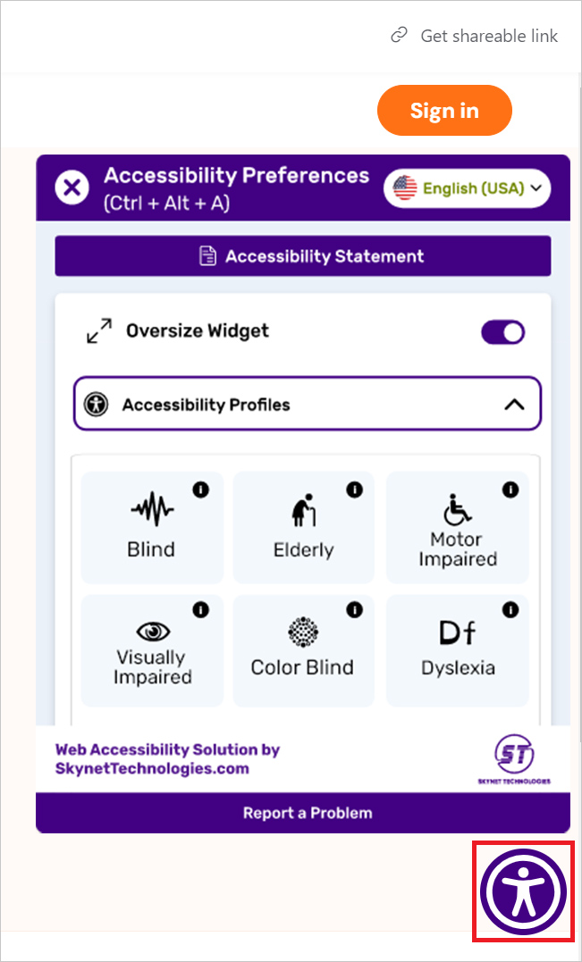 Softr web accessibility widget installation - All In One Accessibility