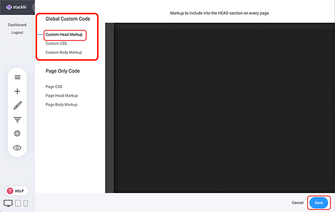 Stacklii web accessibility widget installation - All In One Accessibility
