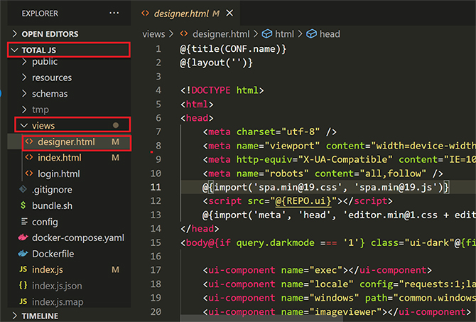 Total.js web accessibility widget installation - All In One Accessibility