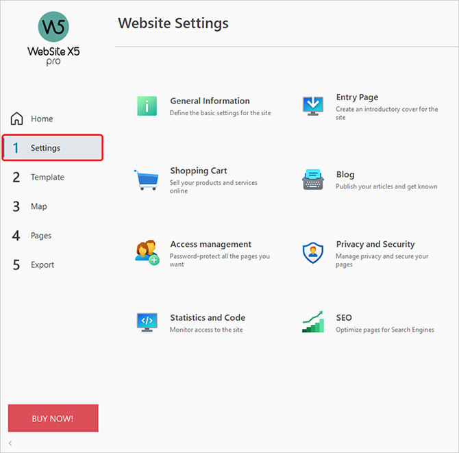 WebSite X5 web accessibility widget installation - All In One Accessibility