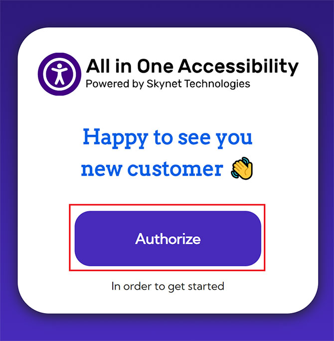 Yext web accessibility widget installation - All In One Accessibility