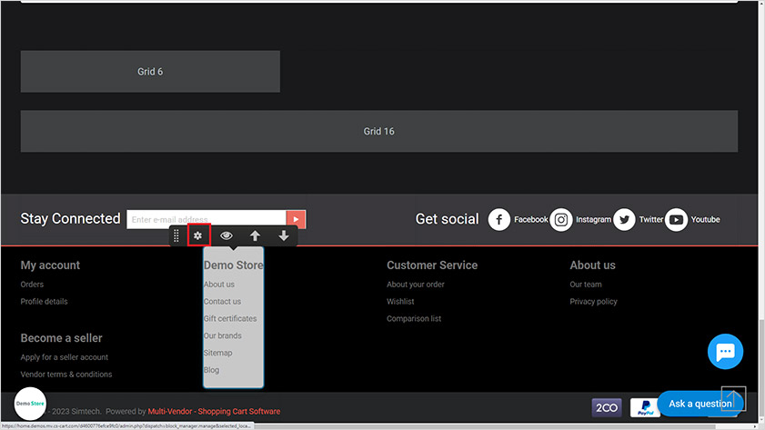 CS-Cart web accessibility widget installation - All In One Accessibility