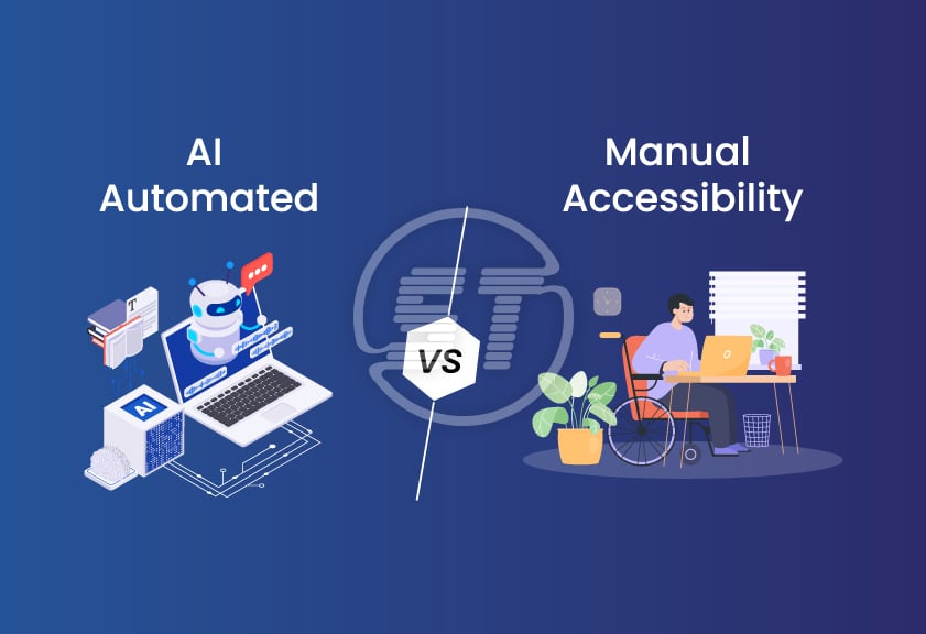 AI Automated Accessibility widget vs Manual Accessibility service