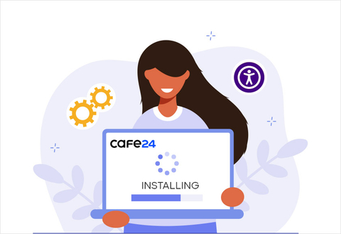 Cafe24 Web Accessibility Widget Installation - ST USA LLC